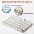 2PCS Italian Natural Marble Soap Dish for Shower, Multi-Color Stone ...
