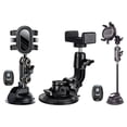 Car Phone Mount Holder Aluminum Base Double Installation Design ...