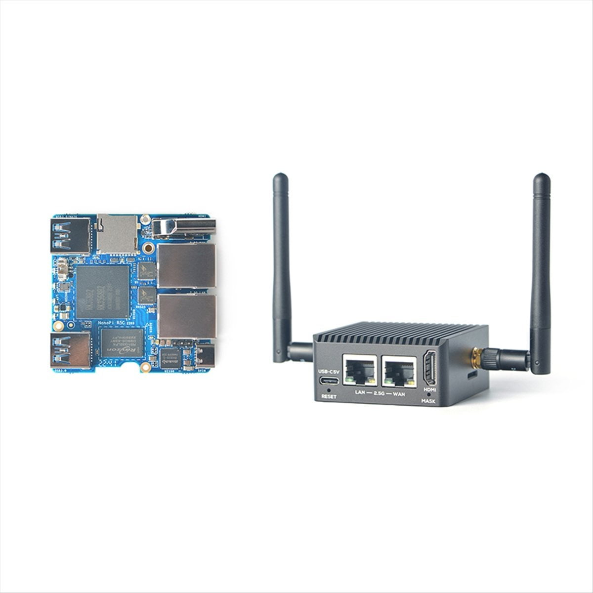 NanoPi R5C Rockchip RK3568B2 A55 Puerto Ethernet Dual 2.5G Compatible ...