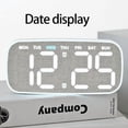 ANXPTIME Digital Alarm Clock LED Digital Clock Electric Desk Clock with ...