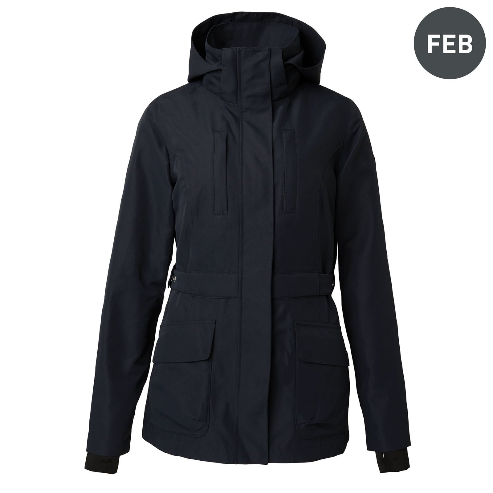 HORZE Women's Jadine Equestrian Waterproof Horse Riding Hooded Rain ...