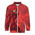 Alastor Hazbin Hotel Animation Fashion Jacket Mens Windbreaker Coat ...