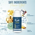 Dermaxgen Eye Gel for Dark Circles and Puffiness, Under Eye Treatment ...