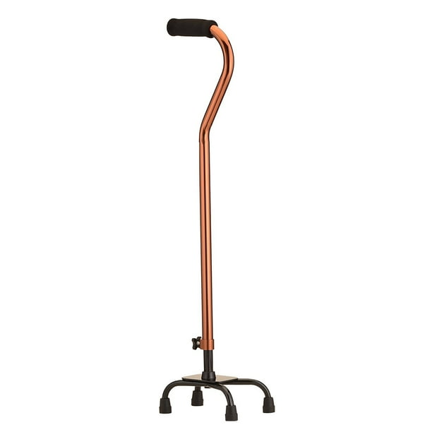 Adjustable Quad Cane Small Base 500lbs Walking Aid Medical Mobility for ...