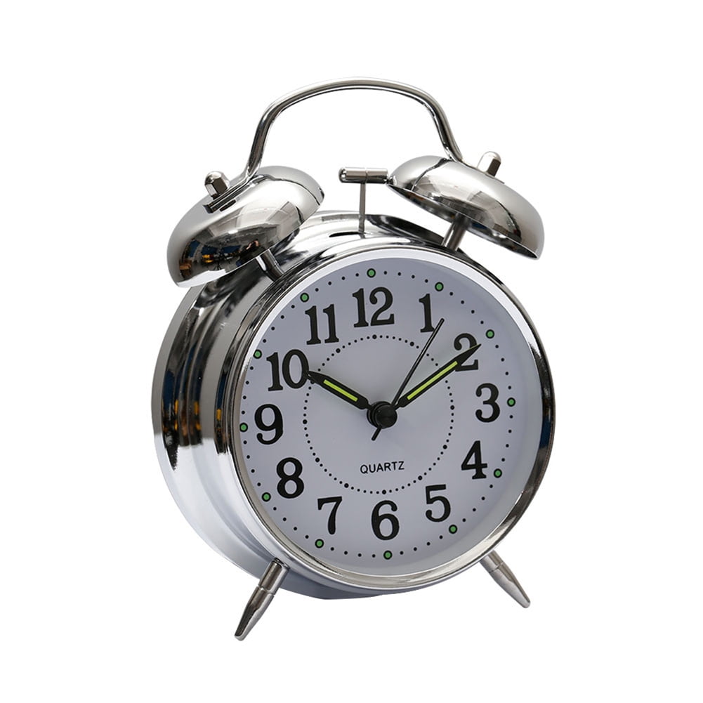 Click here for Redcolourful Hito 4` Silent Quartz Analog Twin Bel... prices