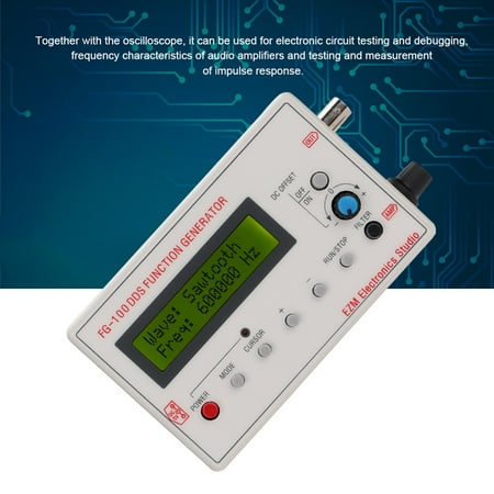 Octpeak Portable Function Generator, Square Wave Sine Wave Small Size Portable Generator ...