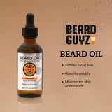 Beard Guyz Beard Oil for Men, Hydrating Formula with Natural Oils, 1.5 ...
