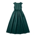 BLTIBY Girls Satin Formal Dress with Pockets Sleeveless Evening Party ...