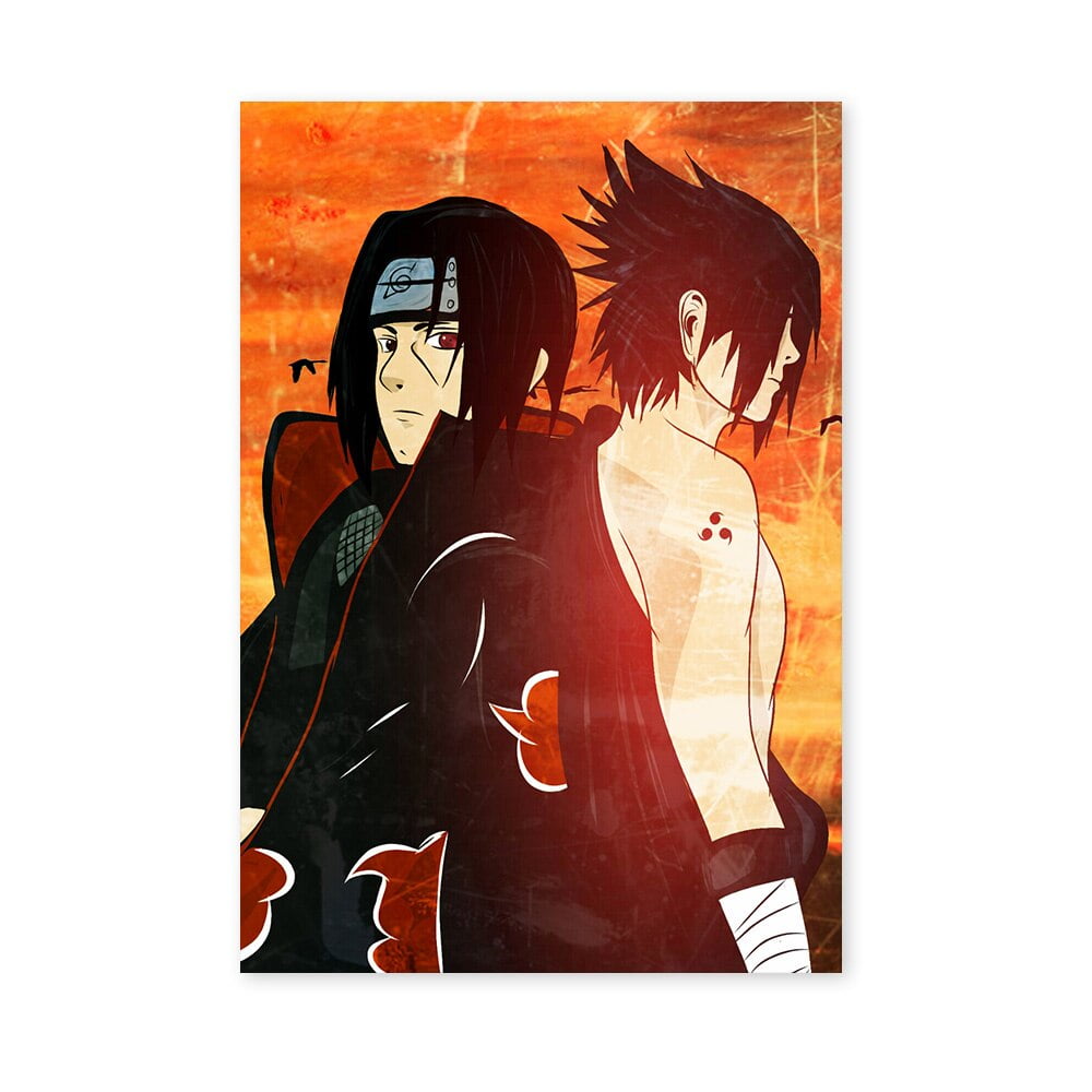 New Naruto Poster Kakashi Sasuke Itachi Uchiha Akatsuki Anime Character ...