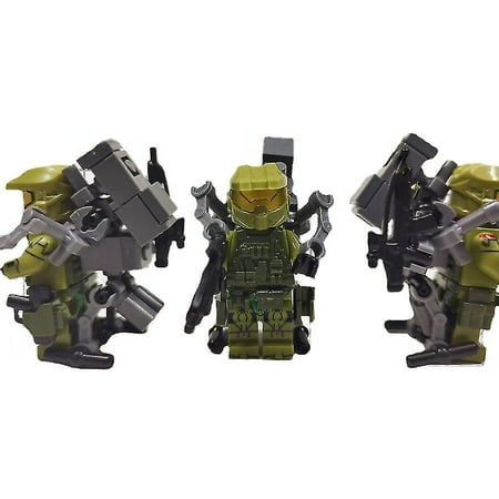 Halo Compatible Lego Military Minifigures Master Chief Mech Infantry ...