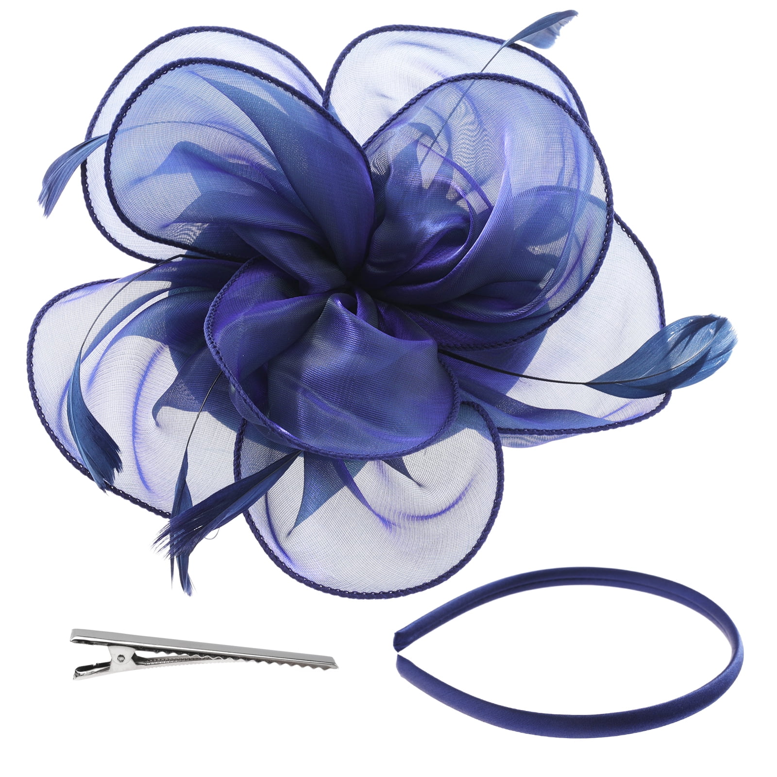 Fascinators Hat Kentucky Derby Hats Flower Headwear Ribbons for Girls ...