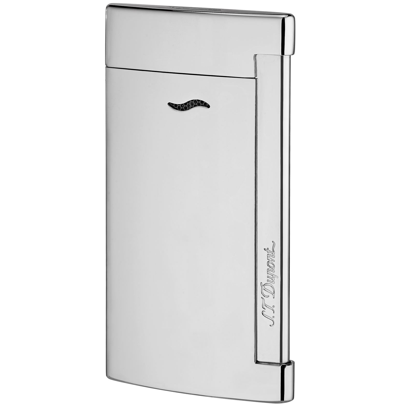 S.T. Dupont Slim 7 full Shiny Chrome Lighter 27713 - Silver - Walmart.com