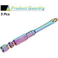 CERPXFF-5pcs Impact Phillips Screwdriver Bit Set PH2 (#2) Anti Slip ...