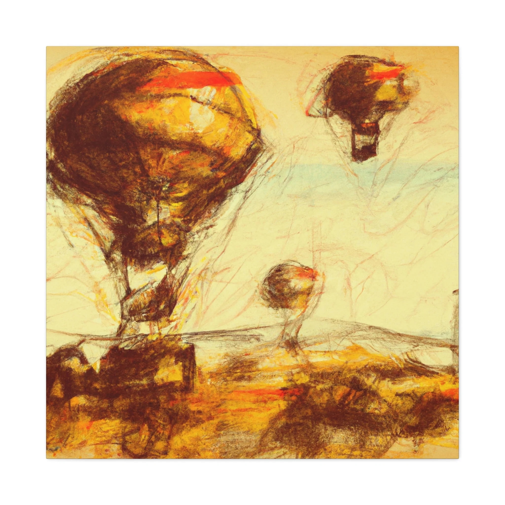 Floating Into Heaven - Canvas - Walmart.com