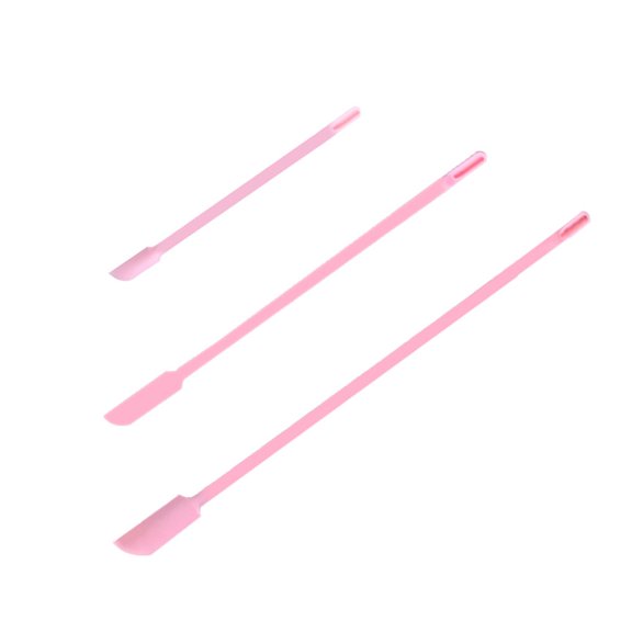 A2ZSCILAB SET of 3 Makeup Spatulas, Stainless Steel Cosmetic Stirring ...