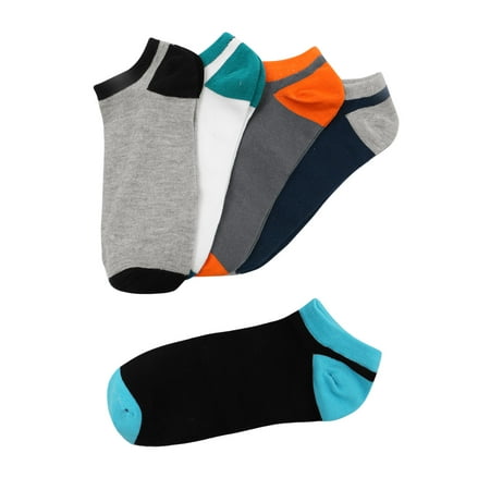 Coupe Bas hommes Longueur cheville élastique Chaussettes 5 paires 10-13 ...