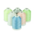 Simthread Glow in The Dark Embroidery Machine Thread (6 Colors 1000 ...