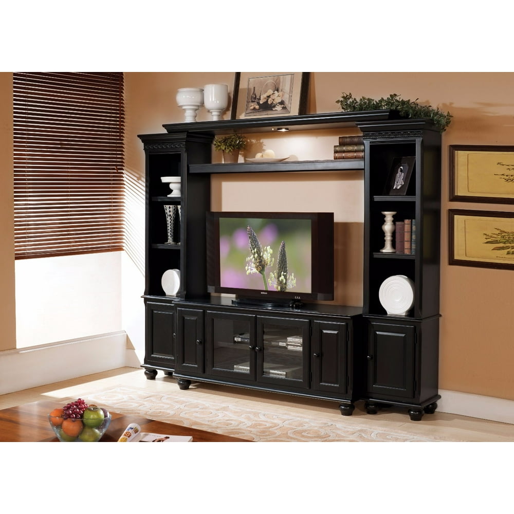 Elegant Entertainment Center, Black - Walmart.com - Walmart.com