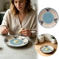 4.65 Inch All-in-One Ceramic Garlic Grater Plate Embossed Design ...