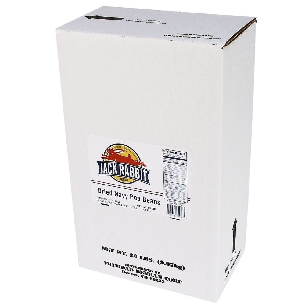 Jack Rabbit Navy Beans - 20 lb. package, 1 package per case - Walmart.com