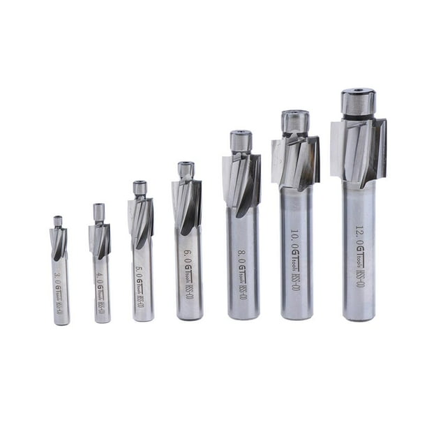 Herramientas de Fresado Avellanado Yotijar 7 Piezas Contrapunto Fresa ...