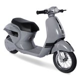 24 Volt Hyper Toys Retro Scooter, Silver, Battery Powered Electric ...