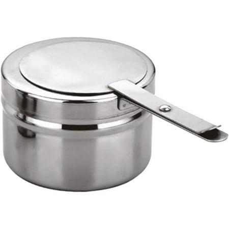 Fuel Holder with Cover: 2pcs Stainless Steel Round Fuel Box Chafing ...