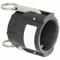 Banjo 200D Polypropylene Cam & Groove Fitting, 2" Female Coupler x NPT ...