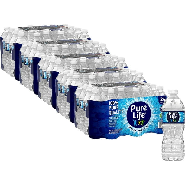Pure Life Purified Water Bottles, 500ml x 24 (Pack of 5) - Walmart.ca
