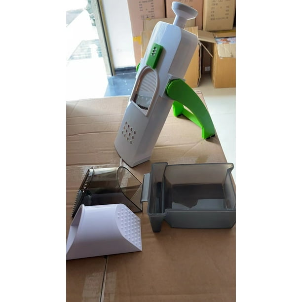 Amdohai Adjustable multi-function vegetable cutter kitchen household fruit and vegetable three ...