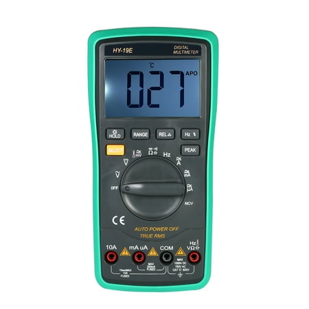 Multi-functional Handheld LCD Digital NCV True RMS Multimeter with ...