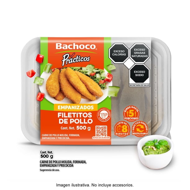Filetitos de pollo Prácticos Bachoco 500g | Walmart en línea