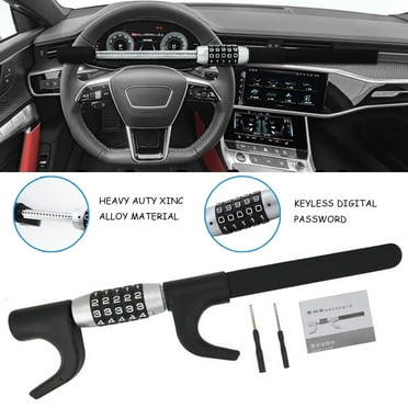 Hyper Tough Anti-Theft Steering Wheel Lock, Red, Black, Model 7867 ...