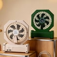HannLk Small Rechargeable Camping Fan with Illumination 3 Adjustable ...