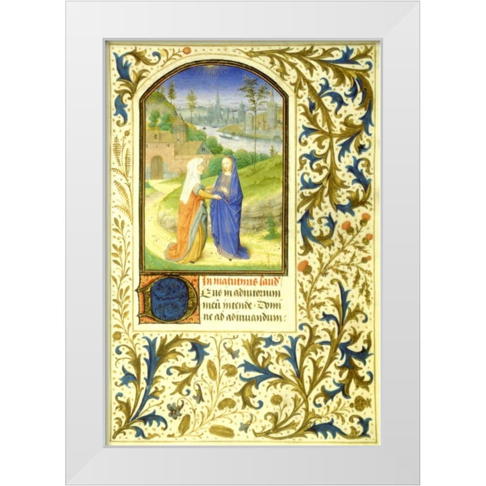 Marmion, Simon 13x18 White Modern Wood Framed Museum Art Print Titled ...