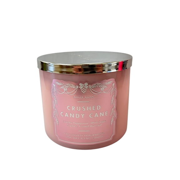 Bath & Body Works Crushed Candy Cane Scented 3 Wick Candle, Soy Wax ...