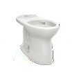 TOTO® Drake® Elongated TORNADO FLUSH® Toilet Bowl with CEFIONTECT ...