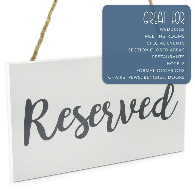 Reserved Sign