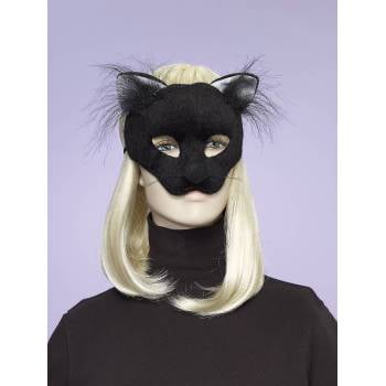 Black Cat Mask Adult Halloween Accessory - Walmart.com