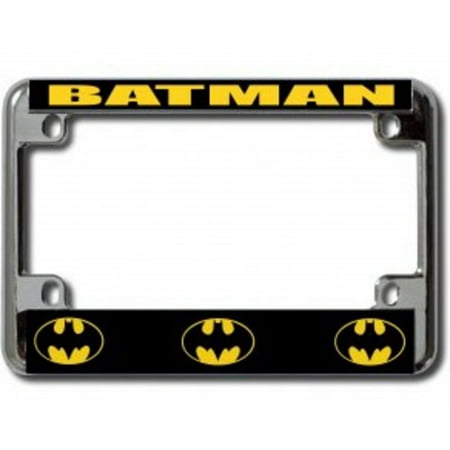 Batman Chrome Motorcycle License Plate Frame - Walmart.com