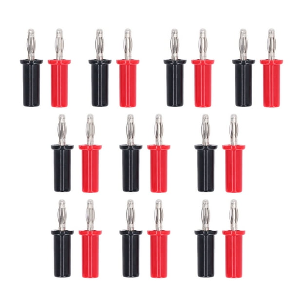 Male Banana Connector, 4mm Banana Plug Brass 30Vac-60Vdc Standard Sizes ...