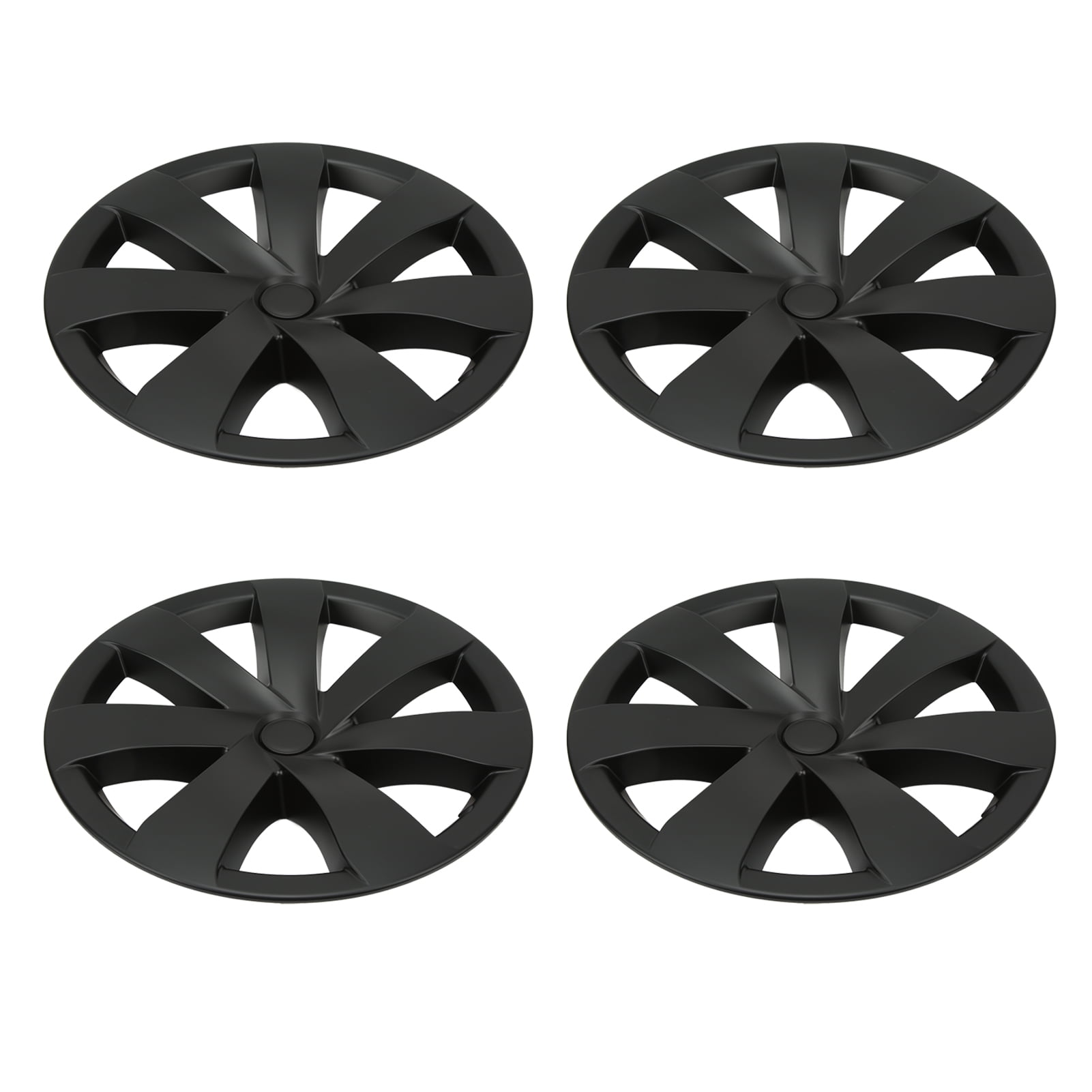 4 tapas para cubo de rueda 19 pulgadas Bling Bling Negro mate Repuesto ...