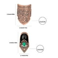 2Pcs Steel Thimble Finger Guard for Hand Sewing Knitting Dressmaking ...
