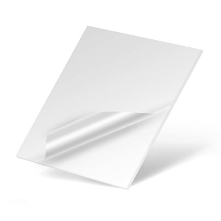 Crenova 50-Pack 8.5 x 11-Inch Clear Thermal Laminating Plastic Paper ...