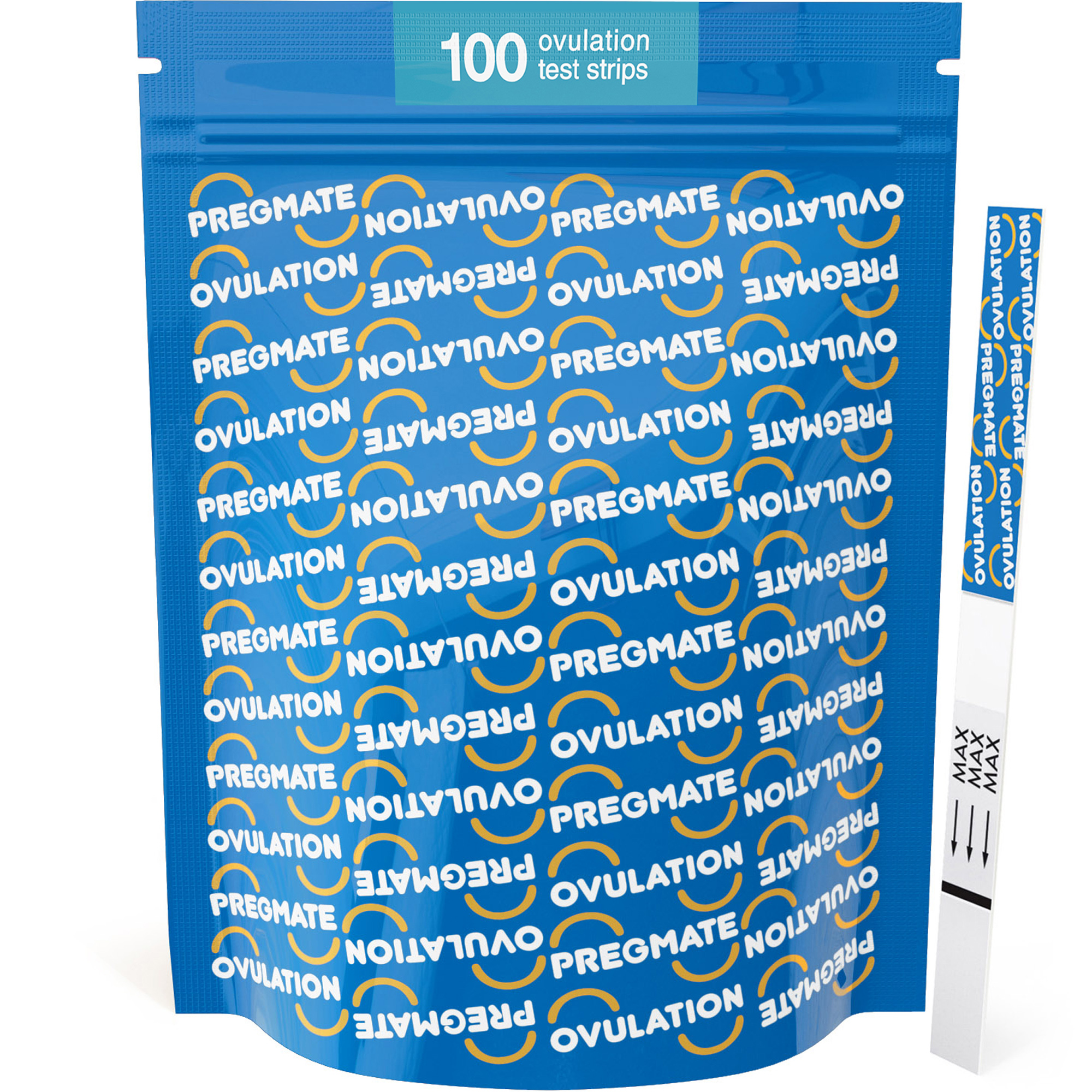 Pregmate 100 Ovulation Test Strips with Numeric LH Result Quantitative ...