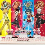 Beyblade Banner Backdrop Party Decor Supplies Decorations Cake Topper ...