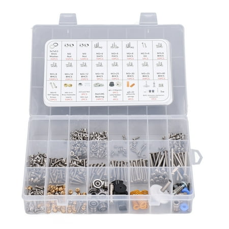 3D Printer Fastener Kit, Screws Nuts Washers 3D Printer Hardware Parts ...