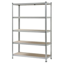 Muscle Rack 48"W x 18"D x 72"H 5-Shelf Garage Shelves, Silver - Walmart.com