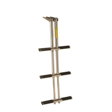 Garelick 3-Step Compact EEz-In II Anodized Aluminum Transom Ladder ...