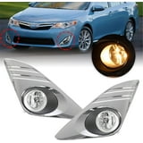 munirater Fog Light Front Bumper Lamps w/Harness For 2012-2014 Toyota ...